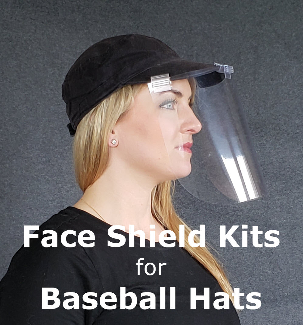 PPE Face Shield Kits for Baseball Hats – Casterm Plastics